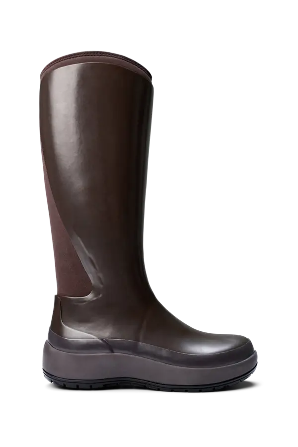 Rains High Rubber Boots - Bark Gloss