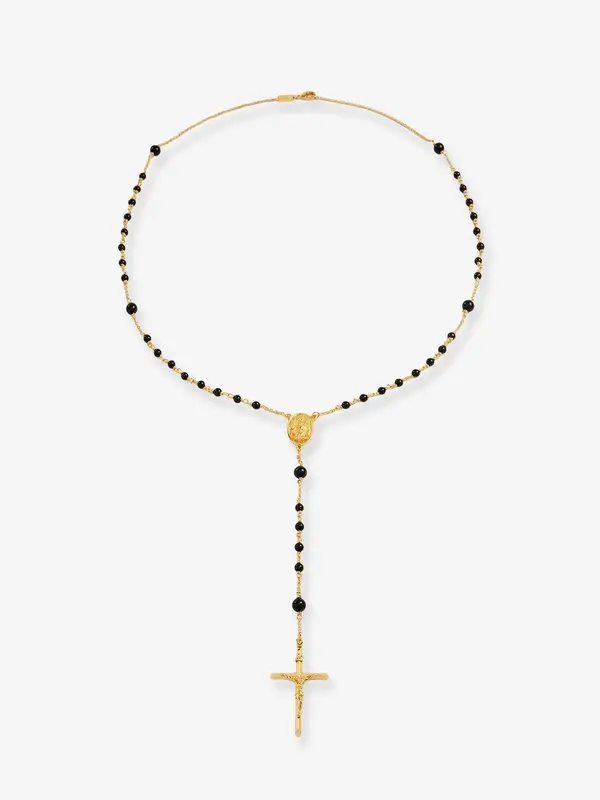 Dolce & Gabbana Brass Necklace With Cross