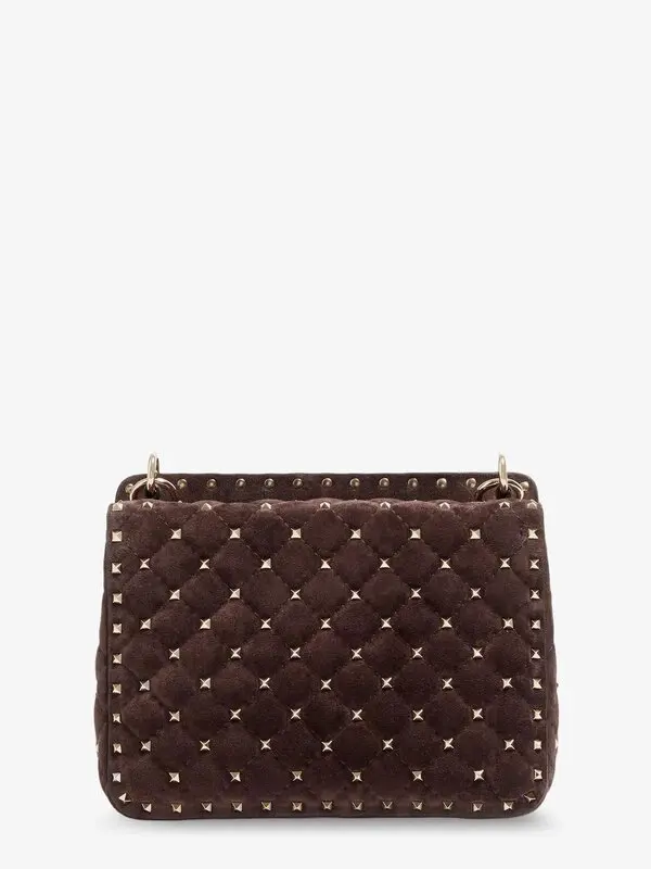 Valentino Garavani Rockstud Spike Suede Shoulder Bag