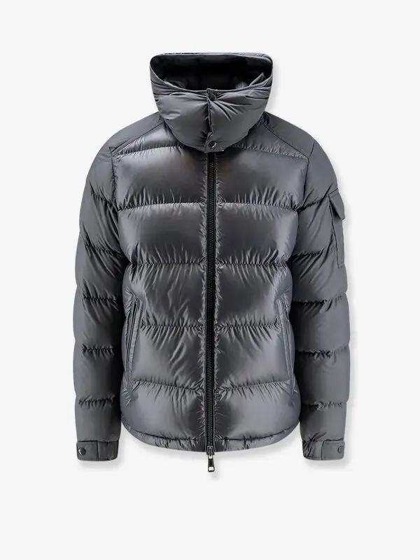 Moncler Maya Recycled Polyester Down Jacket - Grey