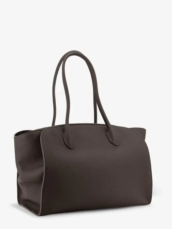 THE ROW Marlo 14 Hammered Leather Shoulder Bag