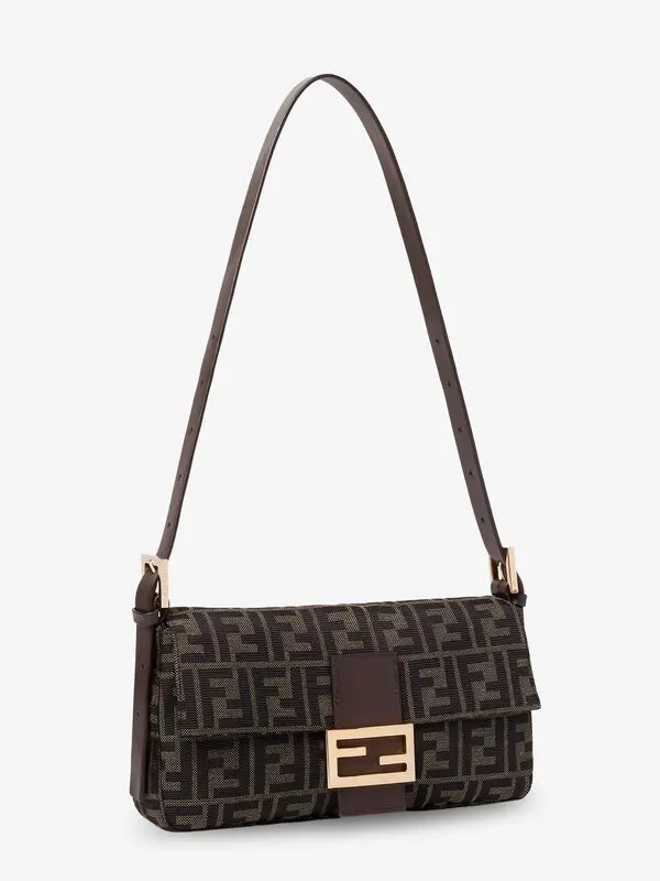 Fendi Zucca Fabric Shoulder Bag
