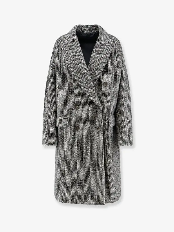 Brunello Cucinelli Virgin Wool And Alpaca Overcoat