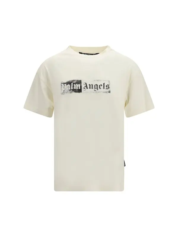 Palm Angels Stamp T-shirt With Logo