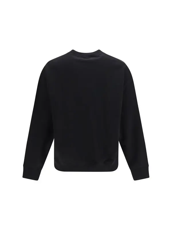 Palm Angels Cotton Crewneck Sweatshirt With Logo