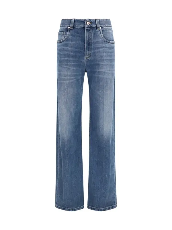 Brunello Cucinelli Cotton Denim Pants