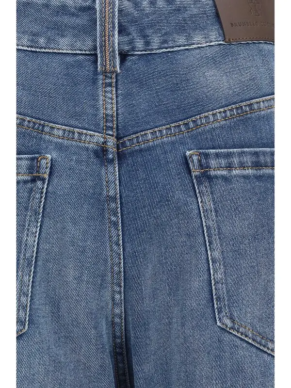 Brunello Cucinelli Cotton Denim Pants