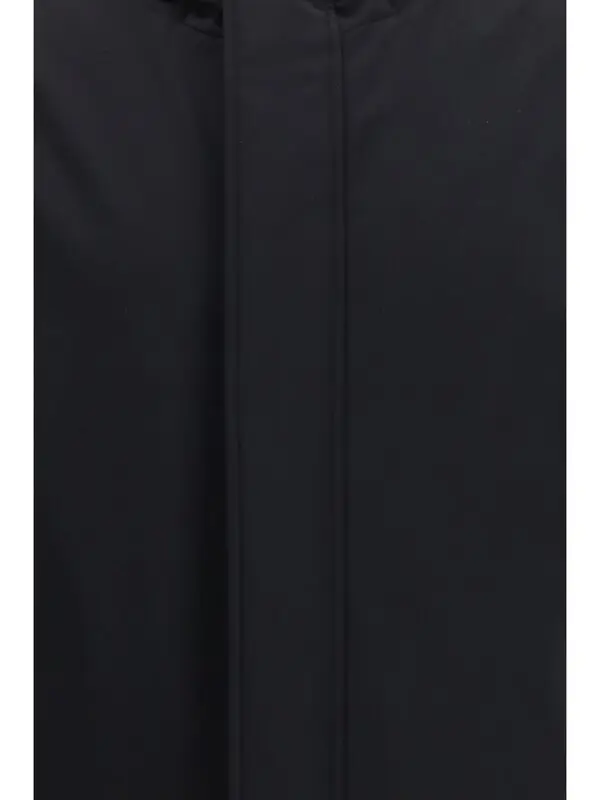 Herno Water-repellent Nylon Hooded Padded Jacket