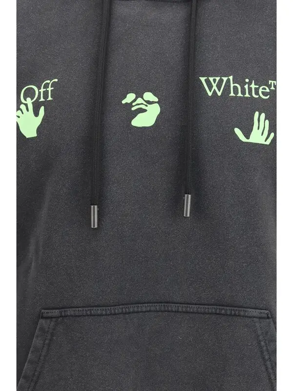 Off-White Bacco Arrow Skate Hooded Sweatshirt - Gray