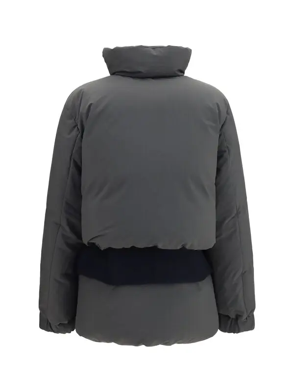 Sacai Double Padded Jacket With Zip Closure