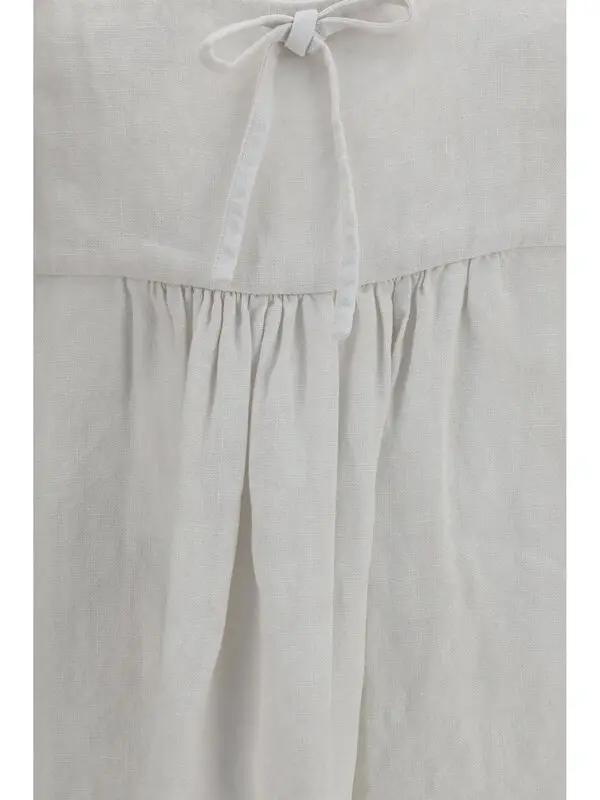 Miu Miu Linen Short Dress