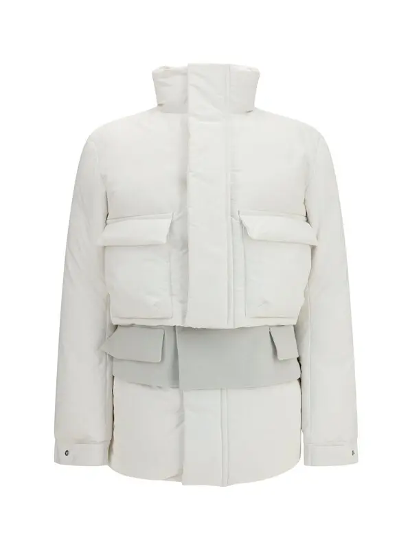 Sacai Double Padded Jacket With Zip Closure