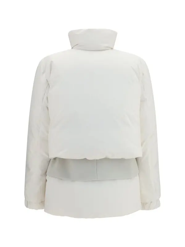 Sacai Double Padded Jacket With Zip Closure