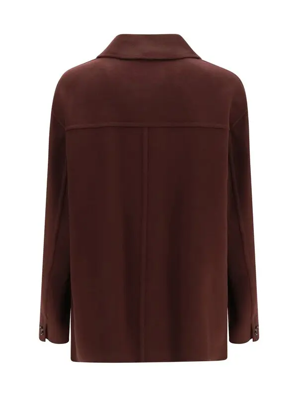 Max Mara S Giugno Short Virgin Wool Coat