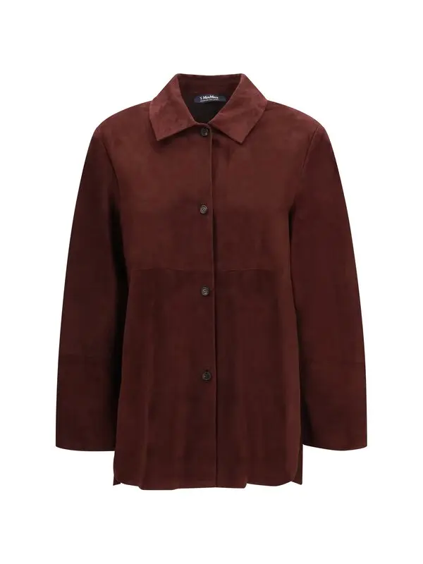 Max Mara S Gocce Suede Jacket