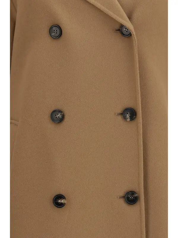 Max Mara S Magnolia Double-breasted Virgin Wool Coat
