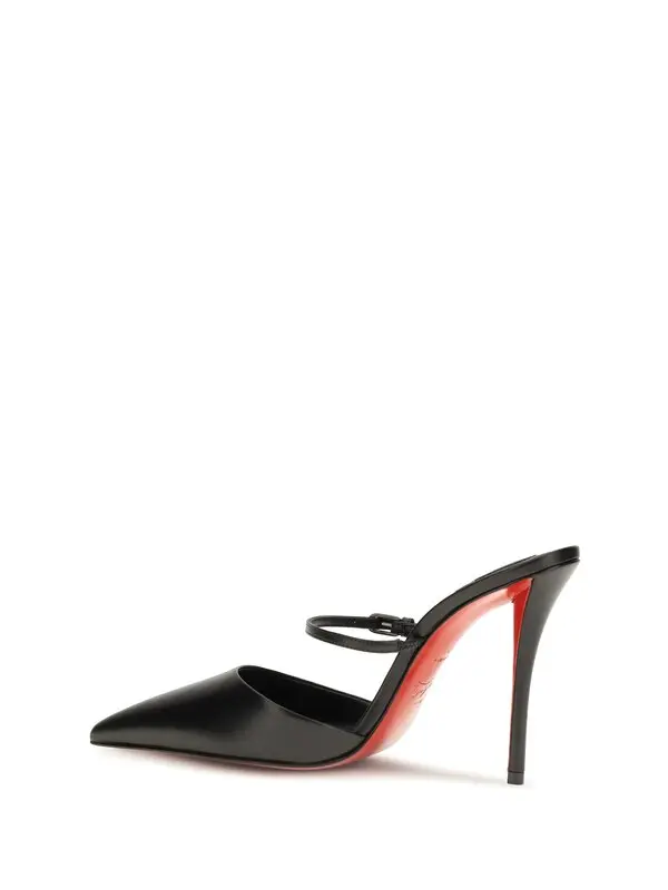 CHRISTIAN LOUBOUTIN Leather Milena Mules - Black
