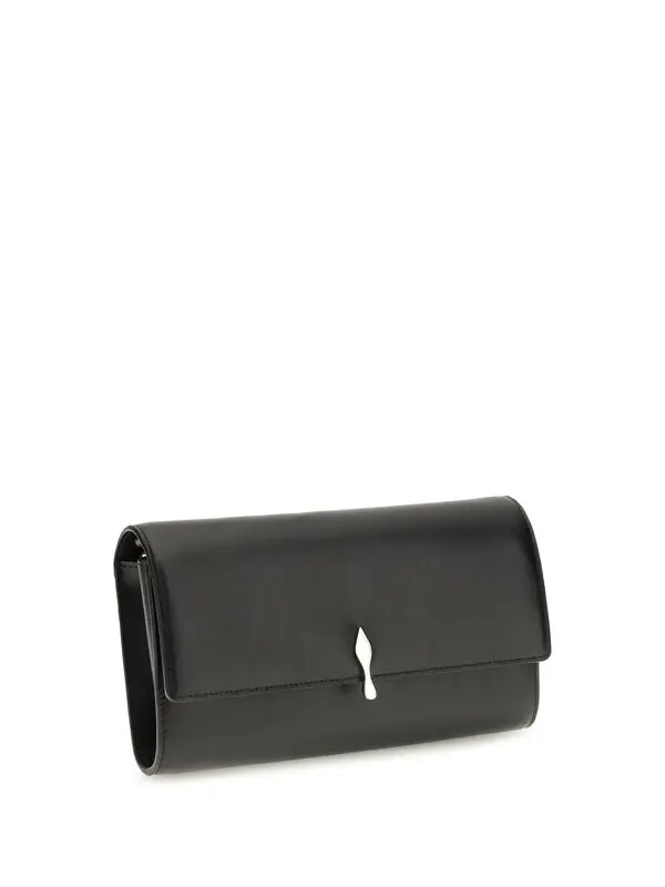 CHRISTIAN LOUBOUTIN Bettina Leather Wallet With Chain