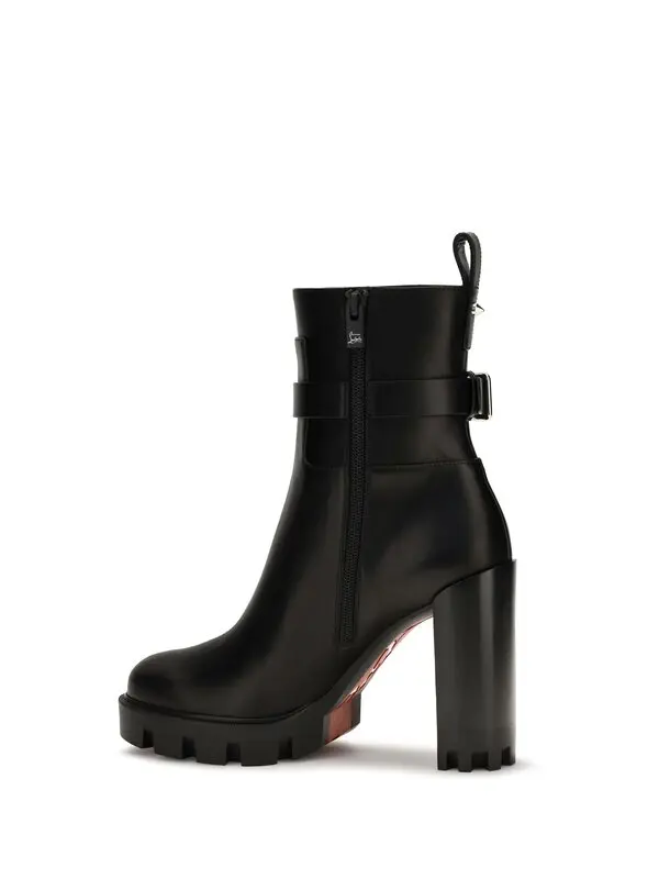 CHRISTIAN LOUBOUTIN Dianouchette Lug Leather Ankle Boots