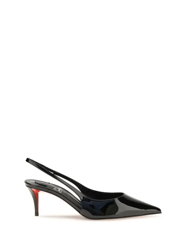CHRISTIAN LOUBOUTIN Miss Z Slingback Patent Leather Pumps - Multicolor