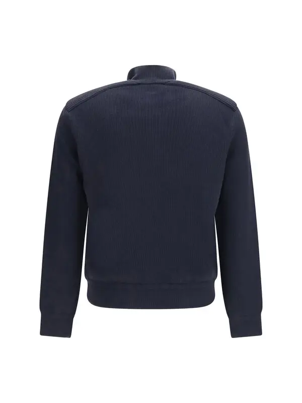 Moncler Zip-up Padded Cardigan In Wool And Cashmere Blend
