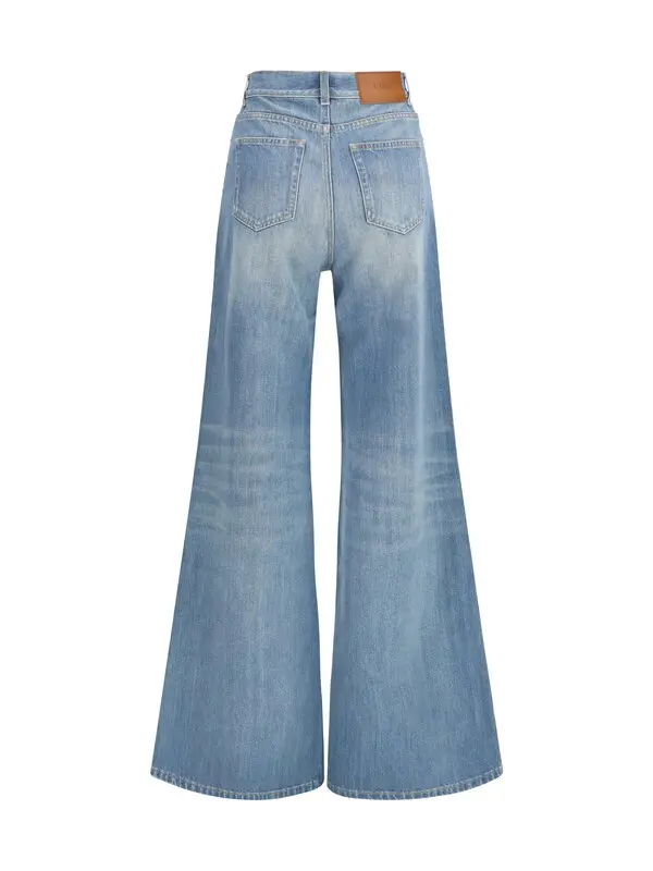 Chloé High-rise Wide-leg Denim Jeans