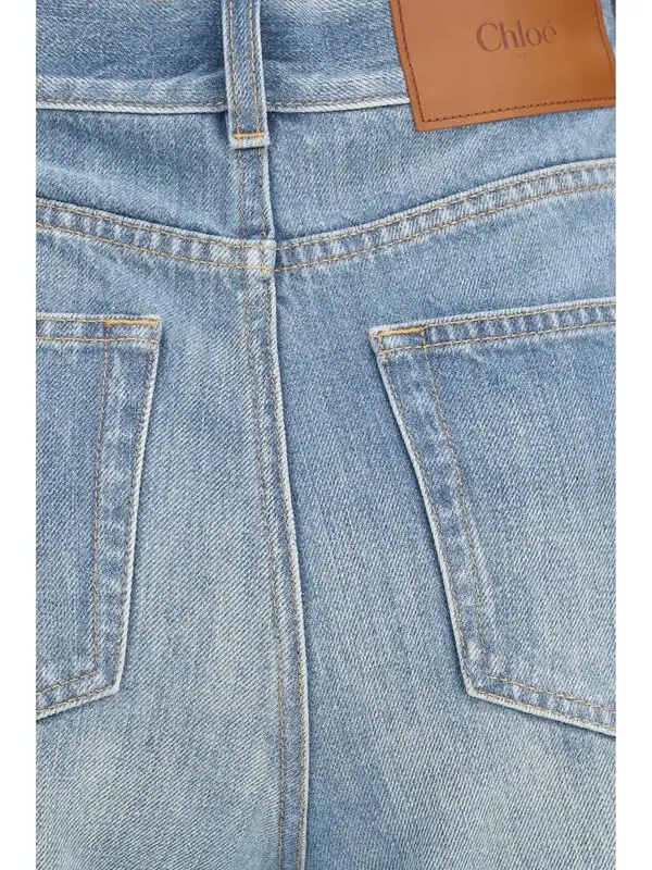 Chloé High-rise Wide-leg Denim Jeans
