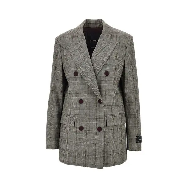 Pinko Prince Of Wales Double-breasted Jacket