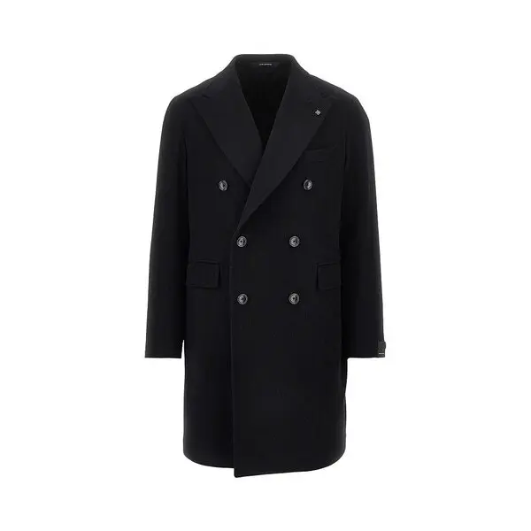 Tagliatore Double-breasted Wool And Cashmere Coat
