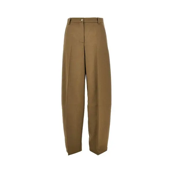 Pinko Wool-blend Barrel Leg Pants