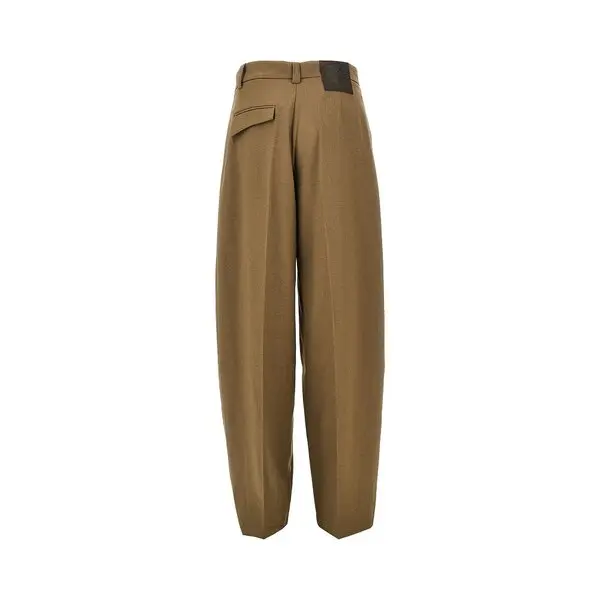 Pinko Wool-blend Barrel Leg Pants