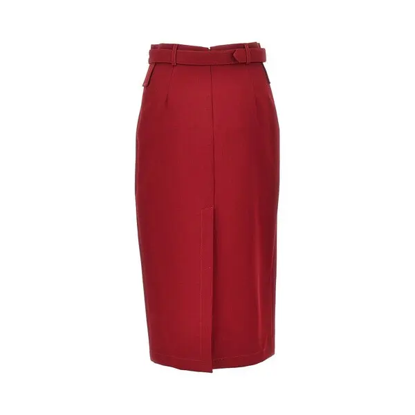 Pinko Viscose-blend Crêpe Skirt