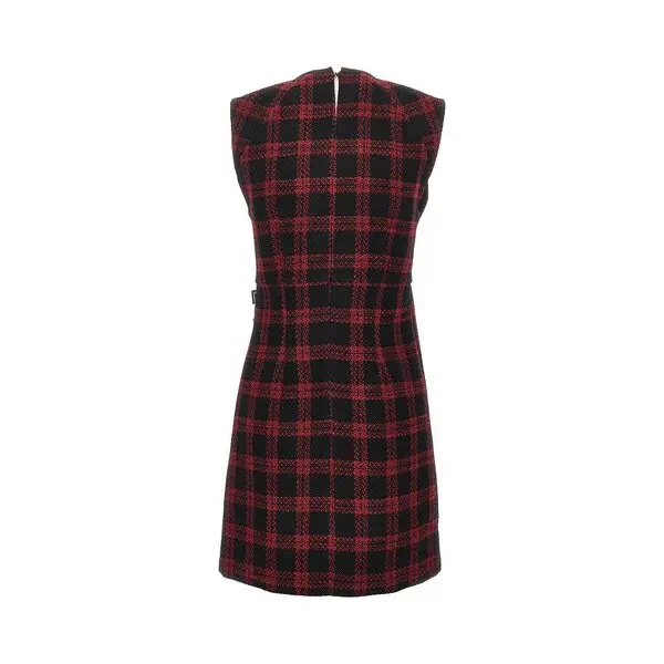 Pinko Wool-blend Tweed Short Dress