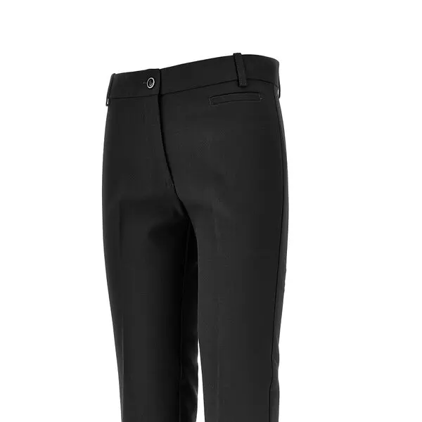 Pinko Viscose-blend Crêpe Flare Trousers