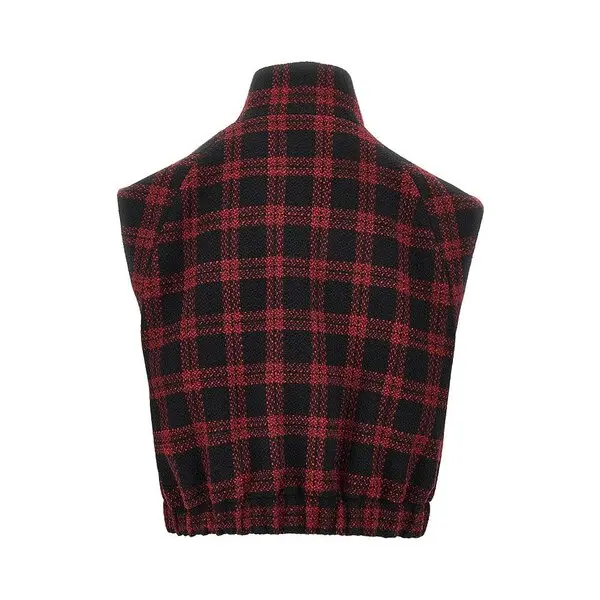 Pinko Buffalo Check Tweed Waistcoat