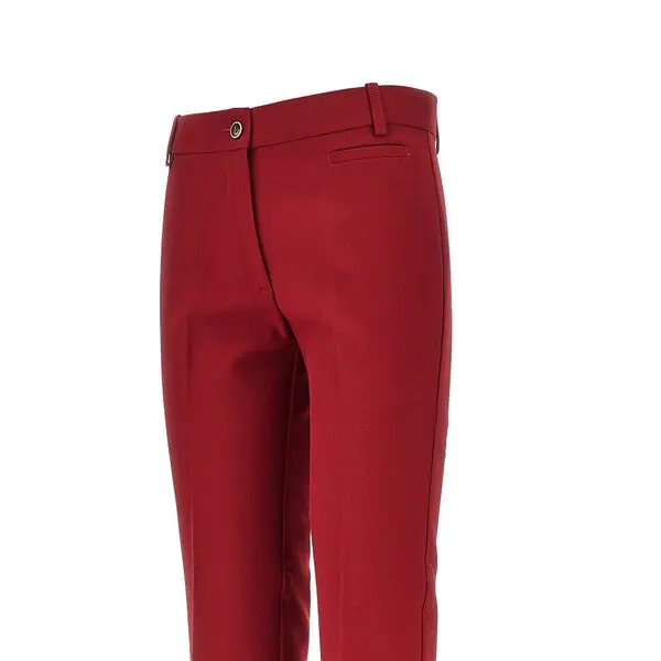 Pinko Viscose-blend Crêpe Flare Pants