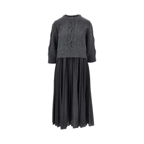 Max Mara Midi Dress With Sweater