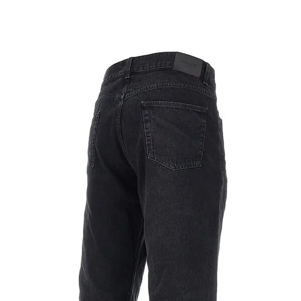 Saint Laurent Tapered Leg Relaxed Fit Jeans