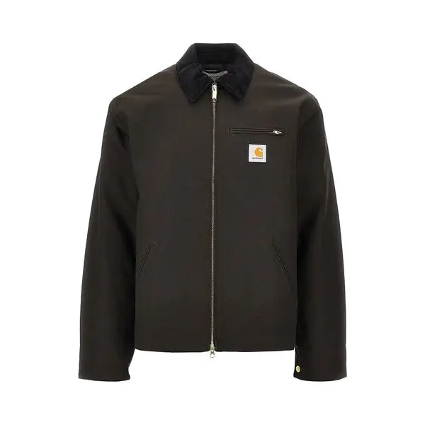Carhartt Work In Progress Detroit' Canva Jacket - Brown