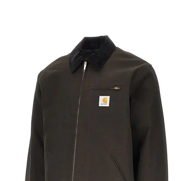 Carhartt Work In Progress Detroit' Canva Jacket - Brown