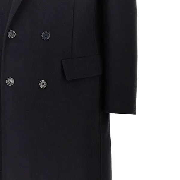 Saint Laurent Double Wool Felt Coat