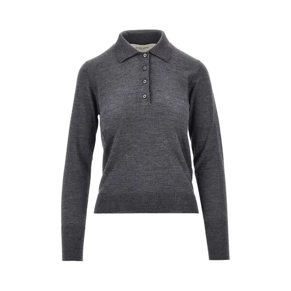 GOLDEN GOOSE Ghilayne Knitted Polo Shirt