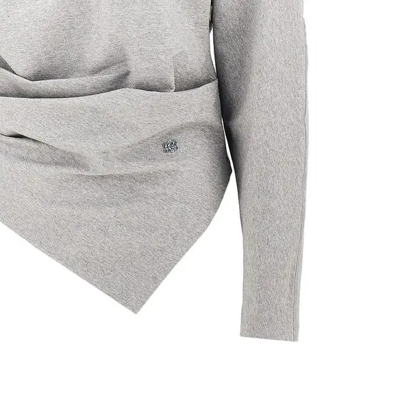 GANNI Draped Stretch Jersey T-shirt