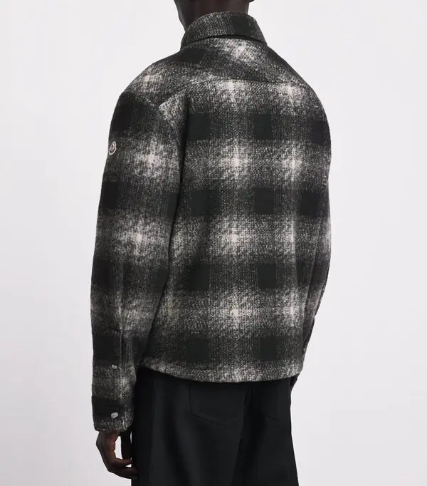 Moncler Check Zip-up Overshirt