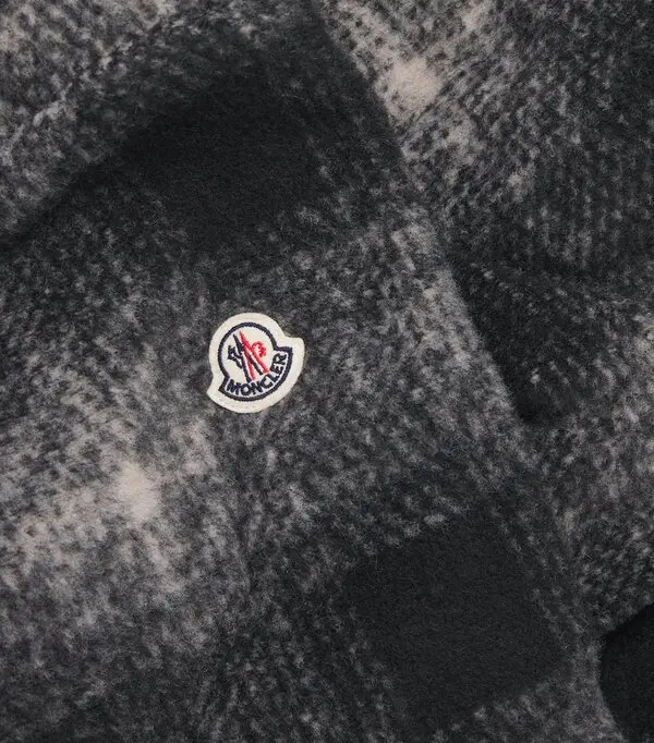 Moncler Check Zip-up Overshirt