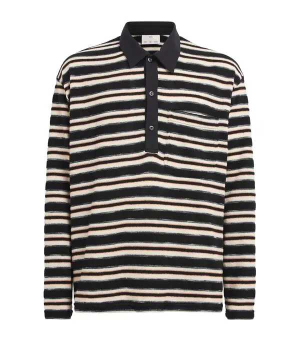 SONG FOR THE MUTE Stripe Polo Shirt