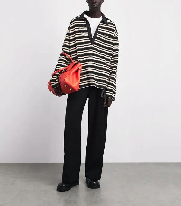 SONG FOR THE MUTE Stripe Polo Shirt