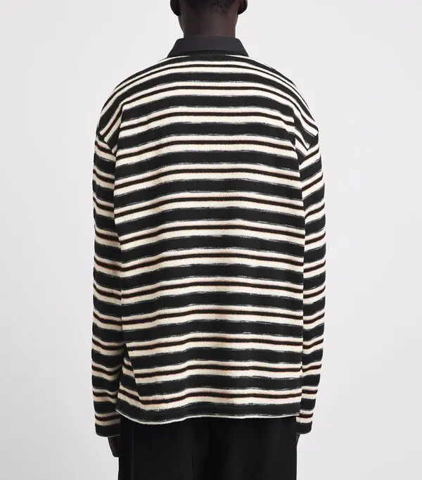 SONG FOR THE MUTE Stripe Polo Shirt