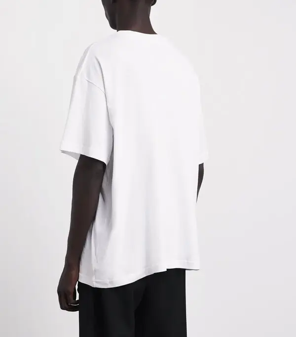 SONG FOR THE MUTE Cotton Logo-label T-shirt