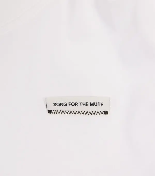 SONG FOR THE MUTE Cotton Logo-label T-shirt